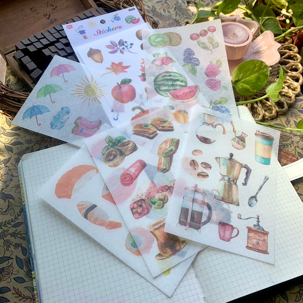 Translucent Deco Stickers – Adriti's Home