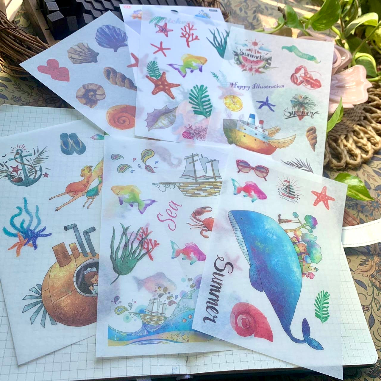 Translucent Deco Stickers – Adriti's Home