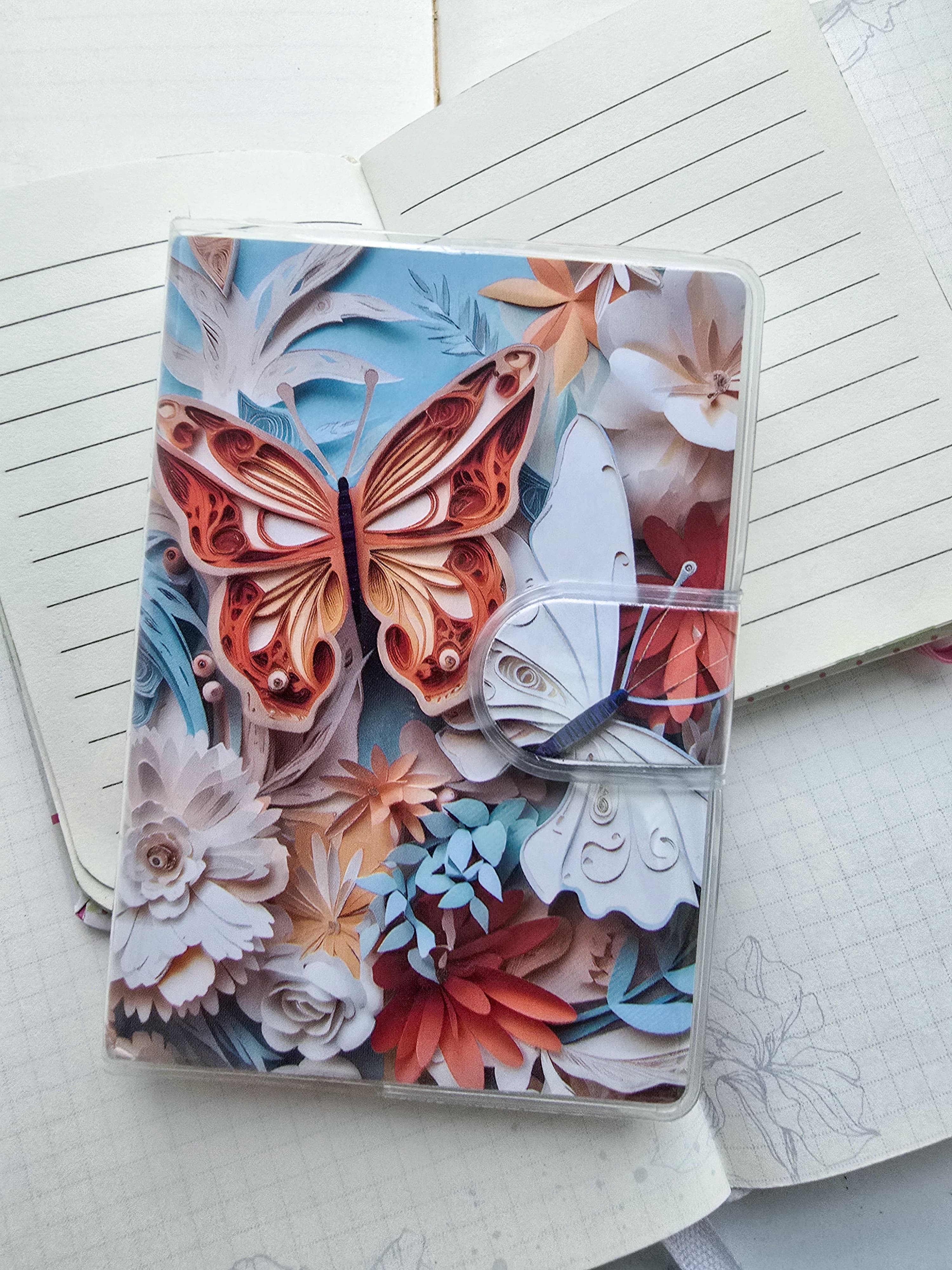 150022 A7 Soft Cover Velcro-lock Notebook 80*2 Pages – Adriti's Home