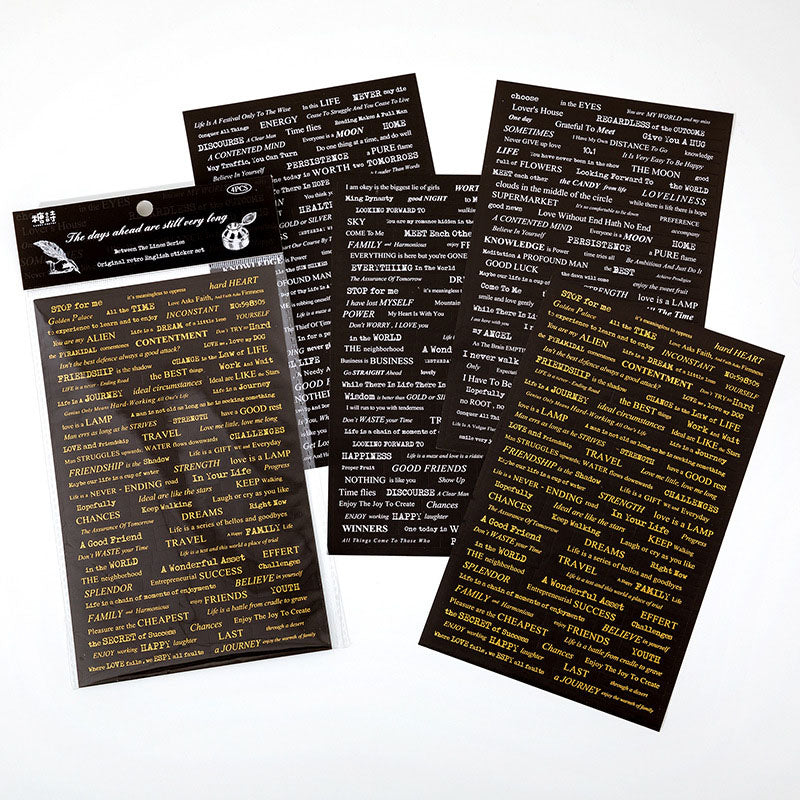 English Stickers – Adriti's Home